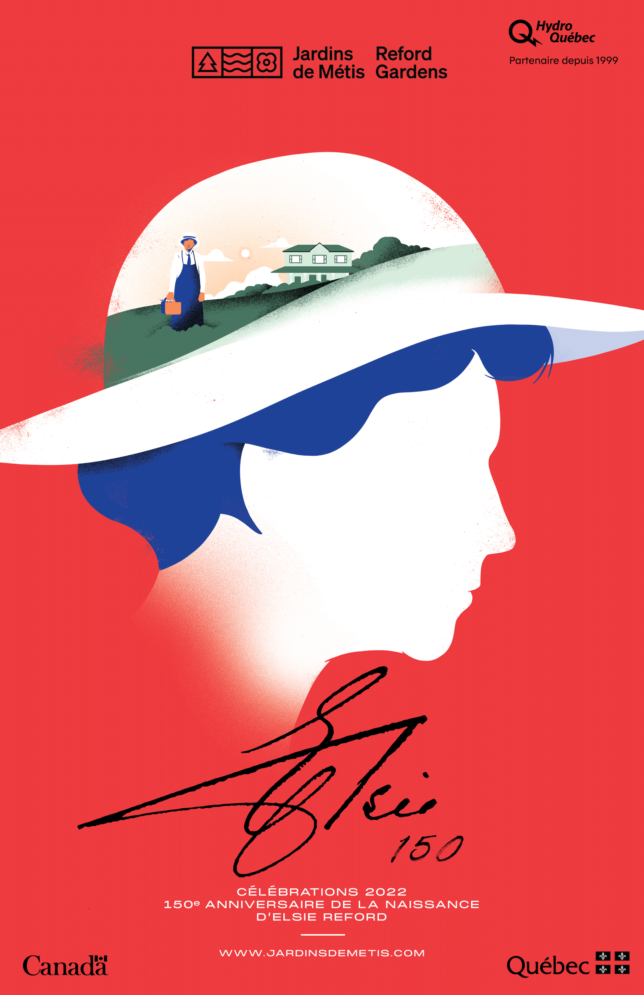 Affiche Elsie 150 petit format- Jardins de Métis | La Boutique des ...